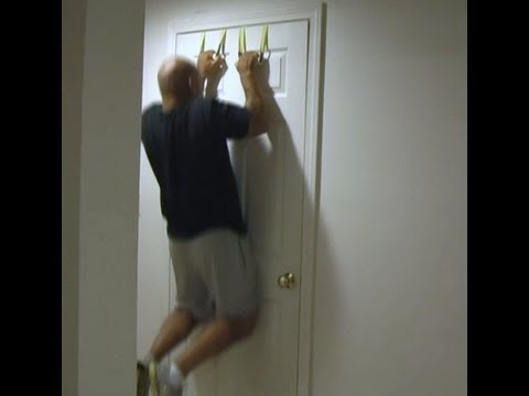 Hotel Room Workout - DIY Pull Up Handles - All Things Gym