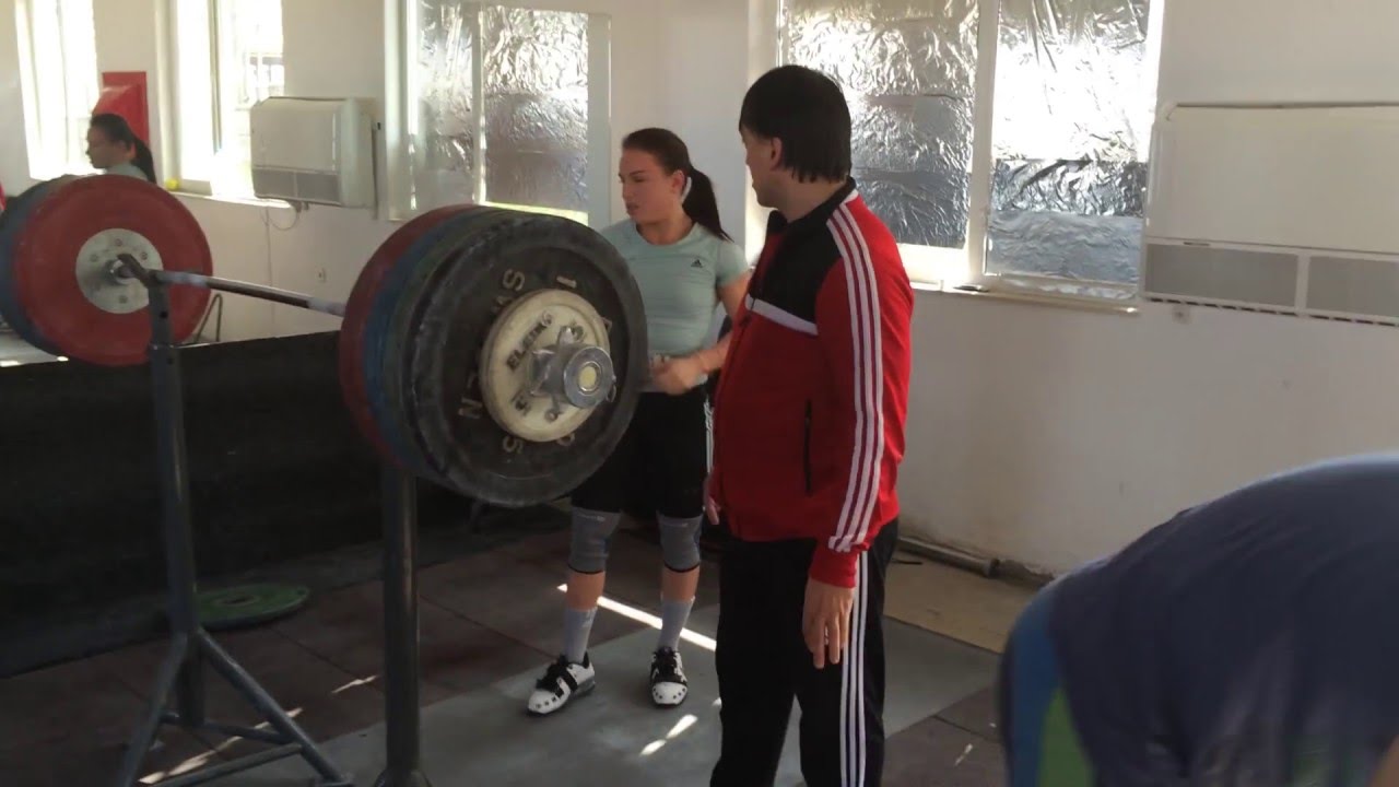 Cristina Iovu 175kg Back Squat 100kg Snatch - All Things Gym