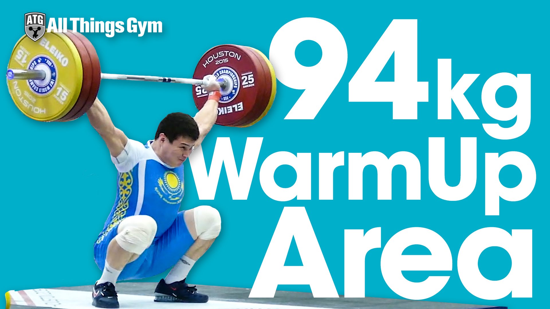94kg Warm Up Area 2015 Worlds - All Things Gym