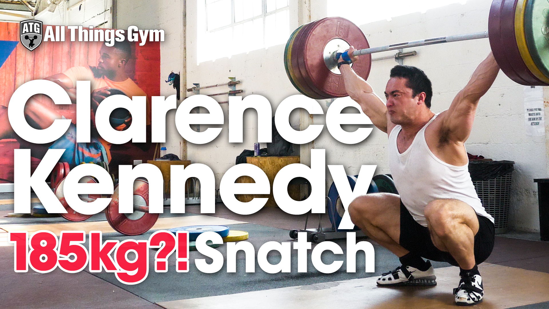Clarence Kennedy 185kg Snatch Session Thursday Part 1 All Things Gym